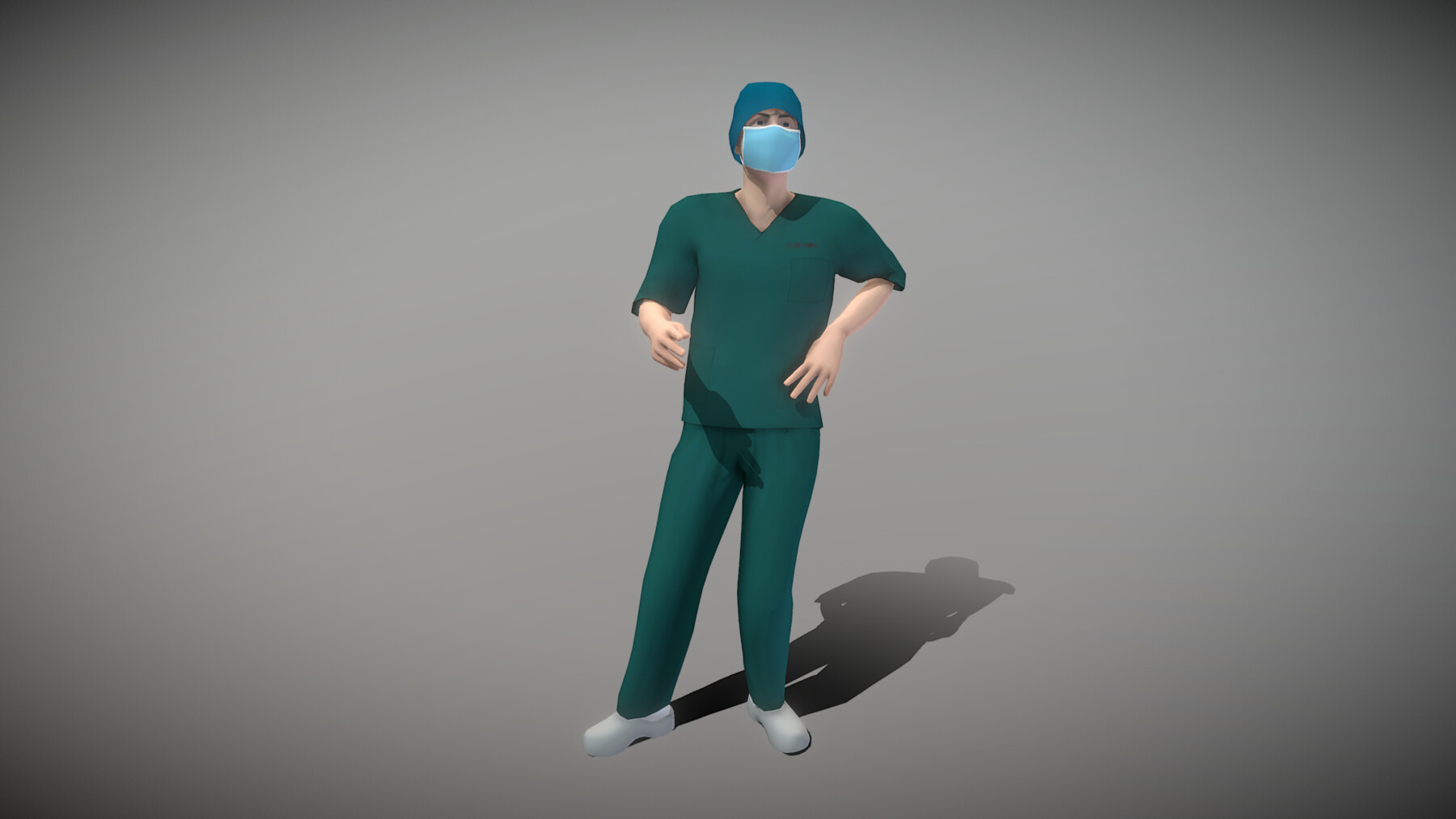 ArtStation - Operating Room Male Doctor | Game Assets