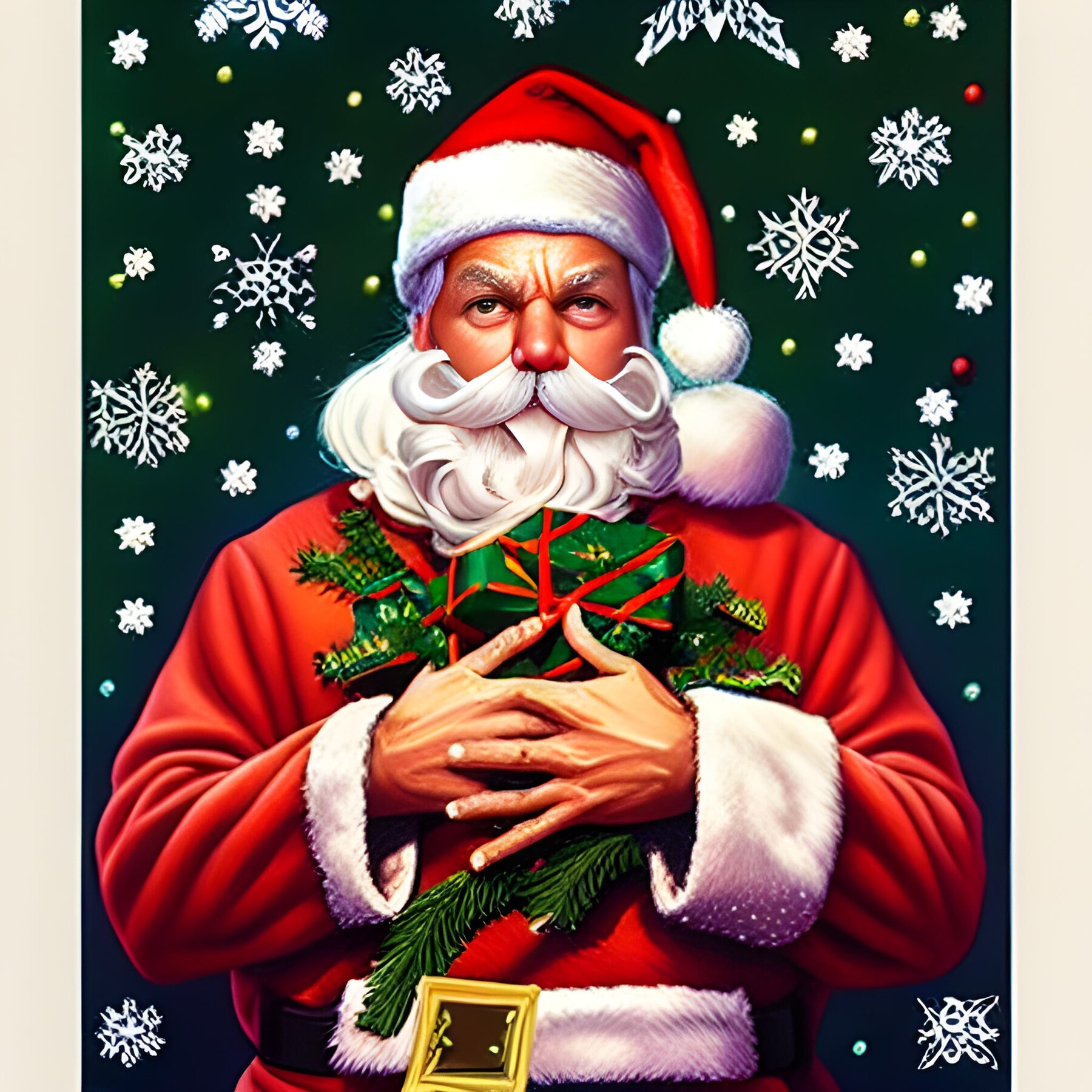 ArtStation - Christmas celebration atmospheric illustration poster ...