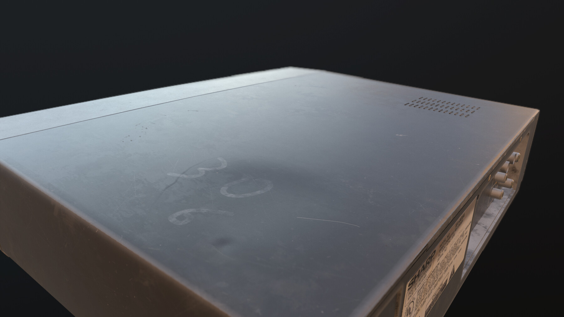 ArtStation - SHARP VHS Player Low-poly 3D model | Game Assets