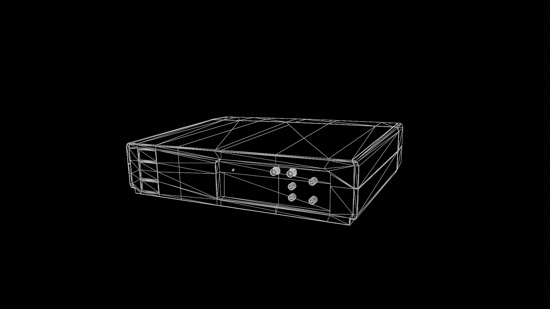 ArtStation - SHARP VHS Player Low-poly 3D model | Game Assets