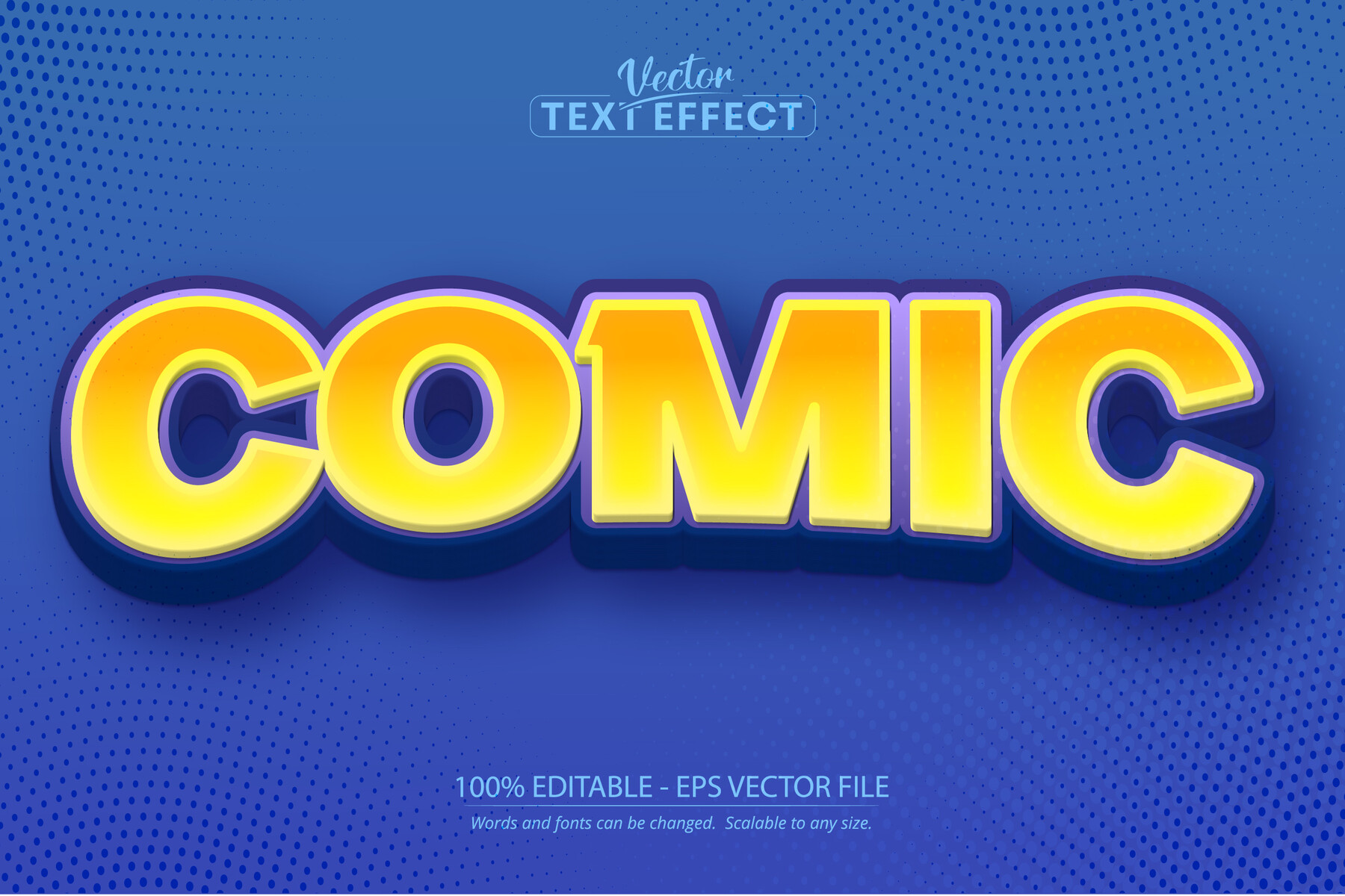 ArtStation - Comic text effect, editable game and cartoon text style ...