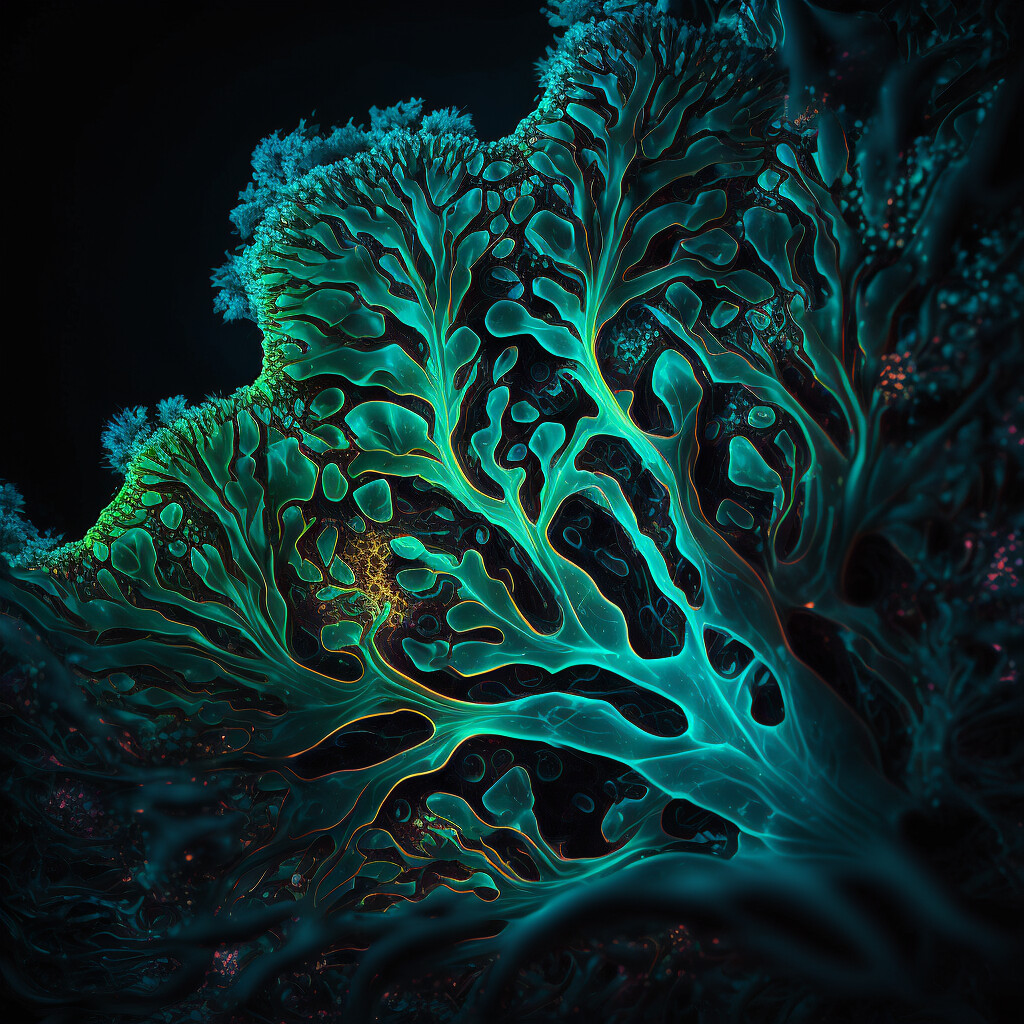 ArtStation - Organic Bioluminescent textures | Artworks