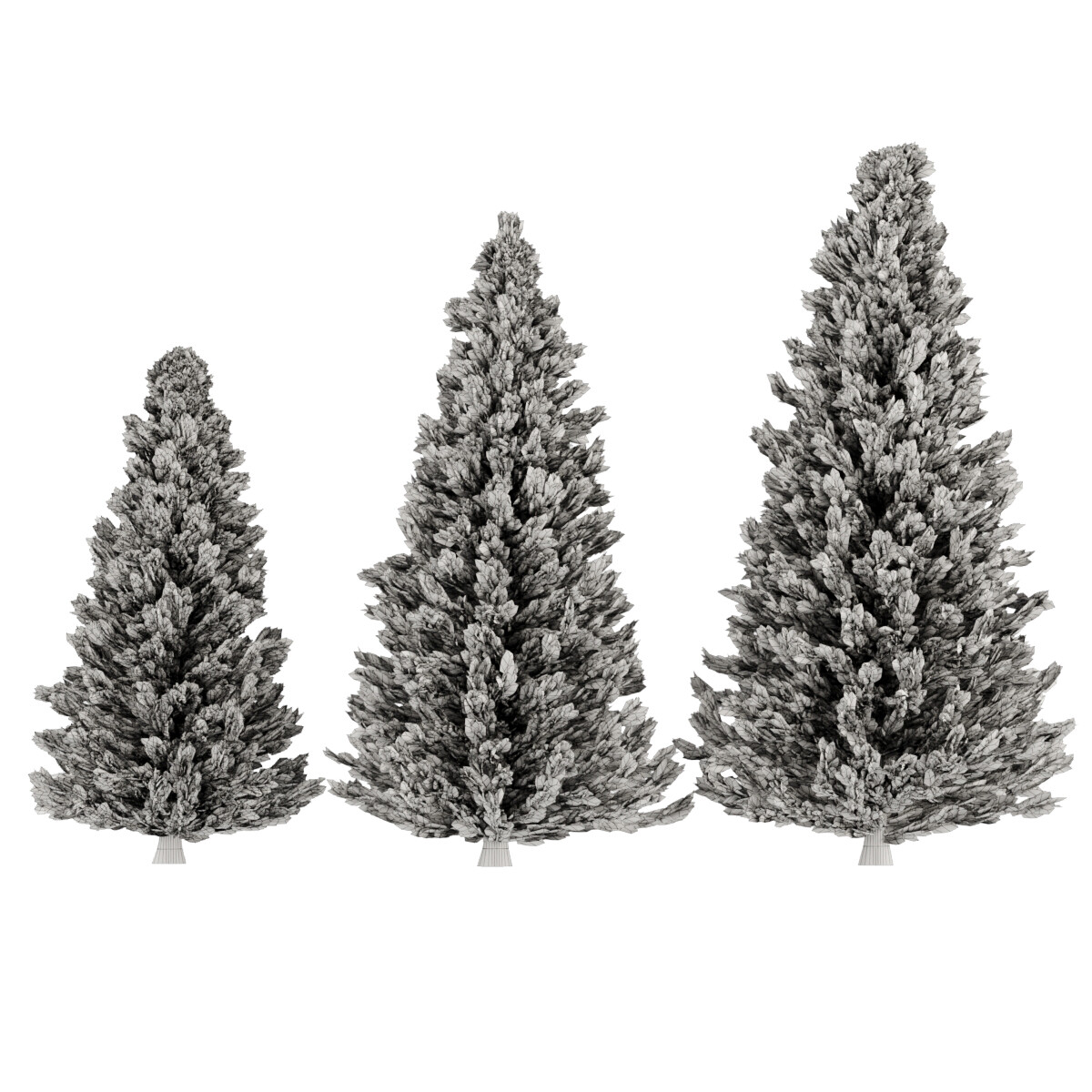 ArtStation - pine trees collection vol 22 | Resources