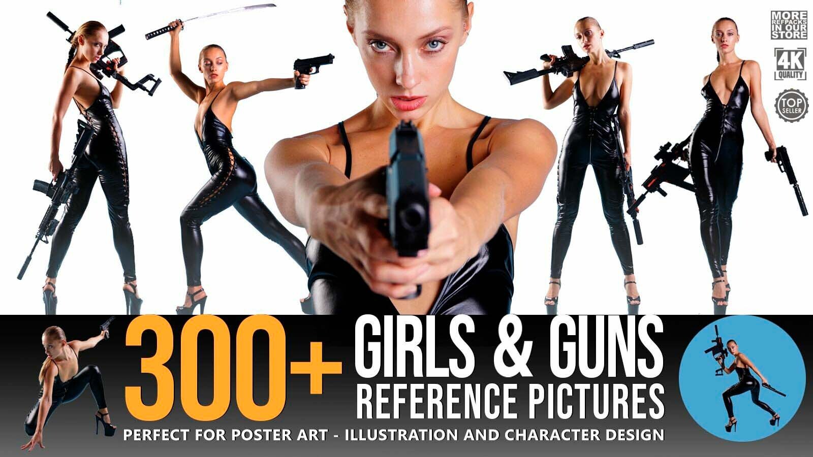 Grafit Studio - 300+ Girls & Guns Reference Pictures