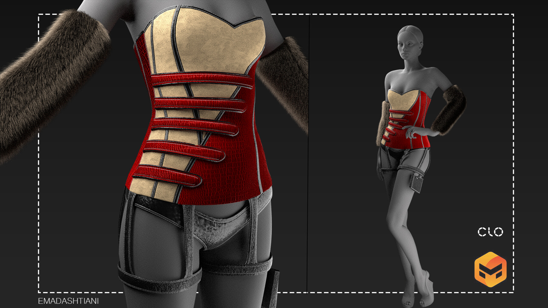 ArtStation - 3 Product-Marvelous designer/CLO Project Files+fbx+obj+mtl ...