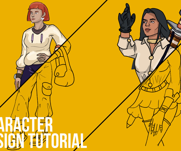 ArtStation - Character Design Tutorial vol.3 | Tutorials