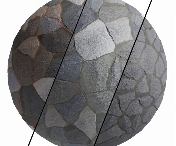 ArtStation - Stone Walls Collection VOL.01- 43 Materials By PBR Texture ...