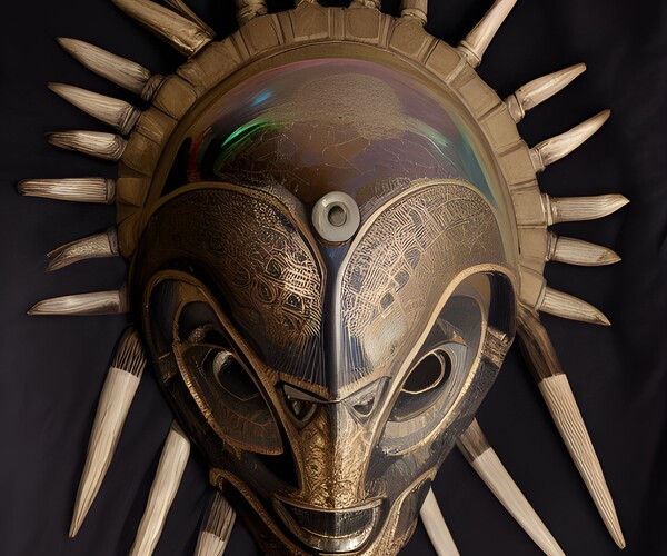ArtStation - Pack of 28 creepy Masks | Artworks