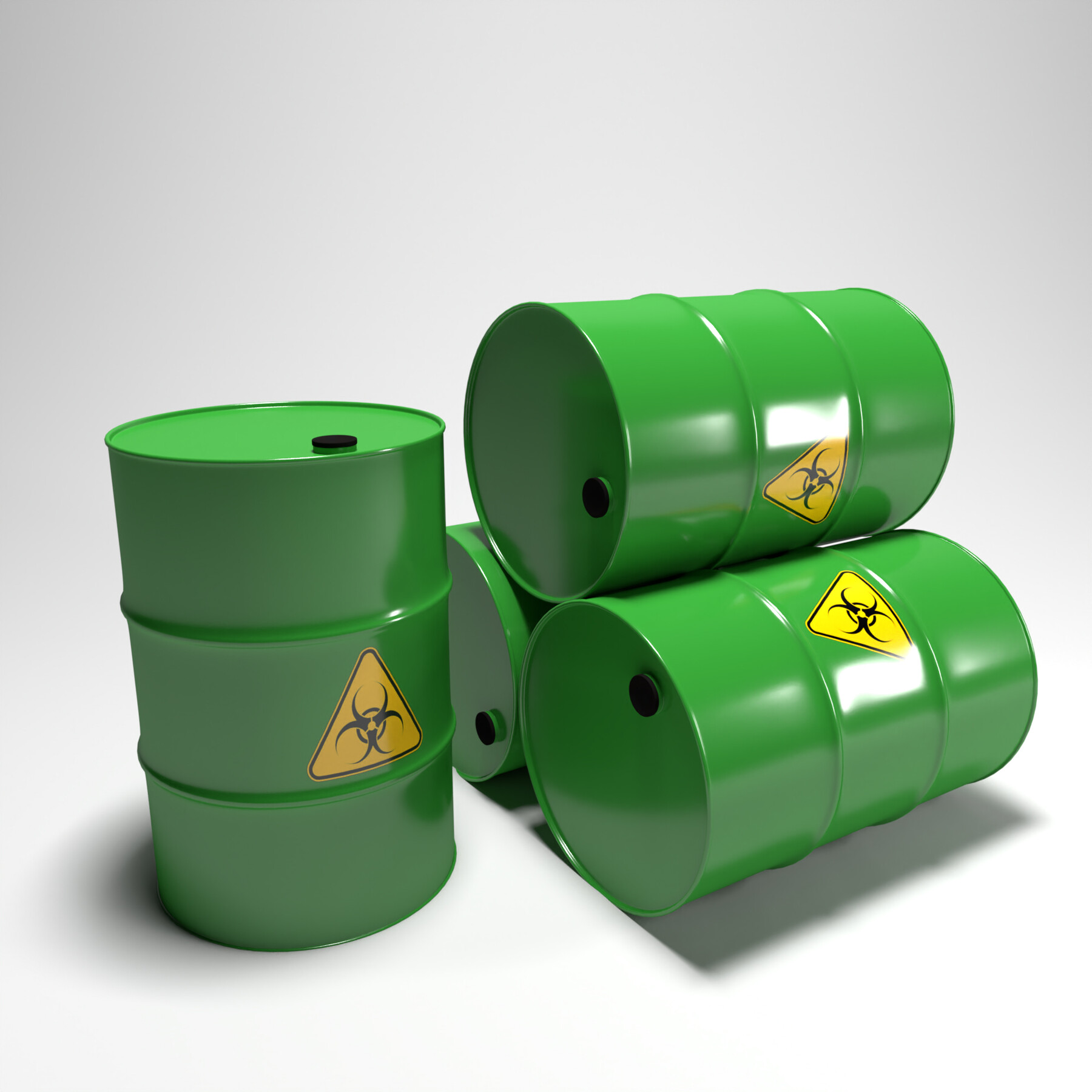 ArtStation - Clean Barrels Collection | Game Assets