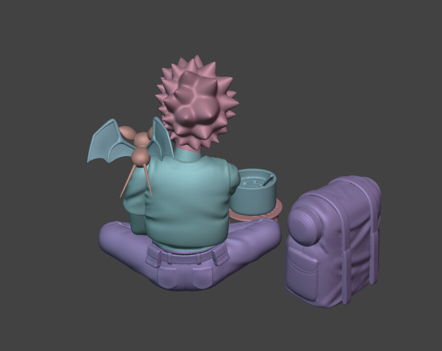 ArtStation - Brock cooking - Pokemon - 3D PRINT | Resources
