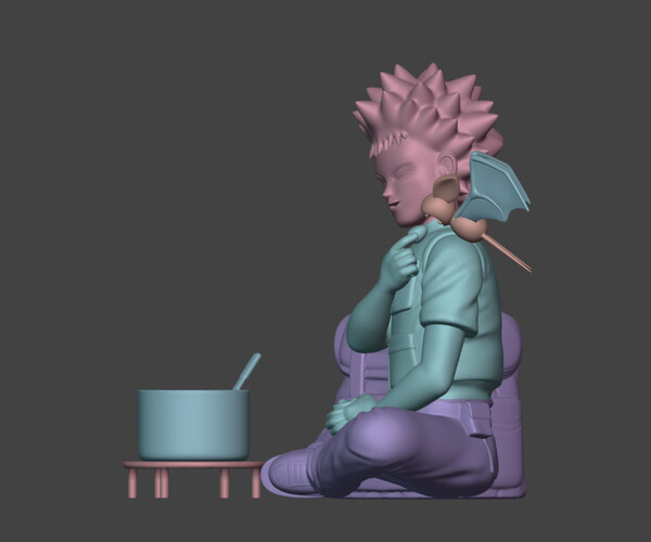 ArtStation - Brock cooking - Pokemon - 3D PRINT | Resources