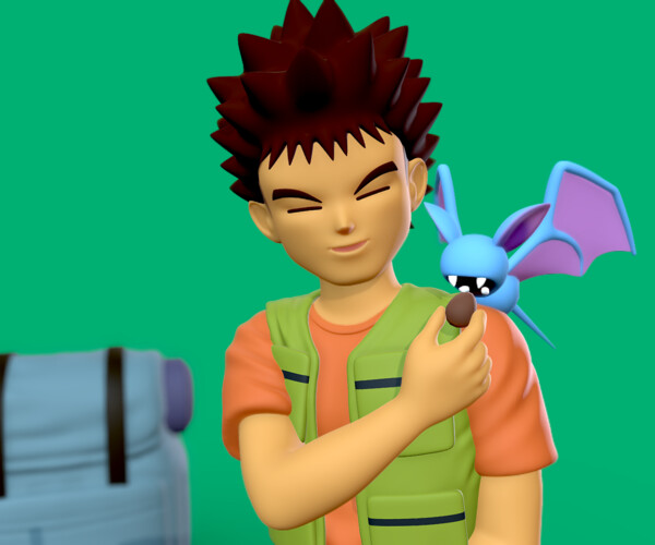 ArtStation - Brock cooking - Pokemon - 3D PRINT | Resources