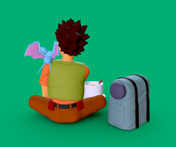 ArtStation - Brock cooking - Pokemon - 3D PRINT | Resources