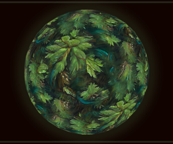 ArtStation - Grass: Pine Forest - 20 TEXTURES (Handpainted, Tileable ...