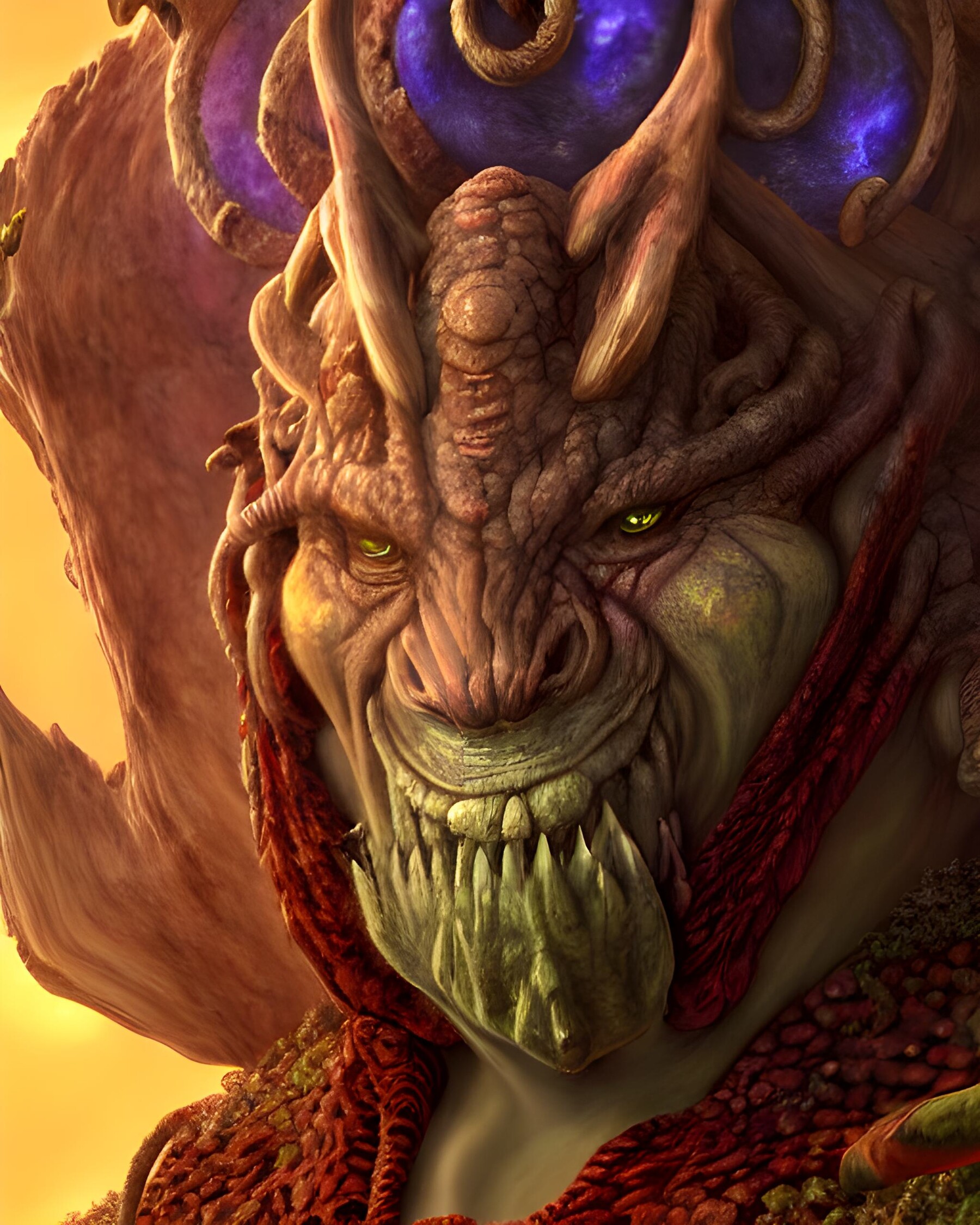 ArtStation - Pack of 46 Creepy monsters portraits | Artworks