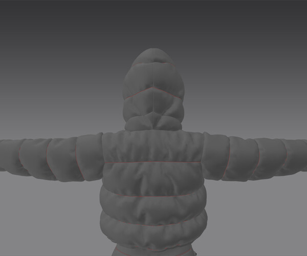 ArtStation - Puffer jacket No.2 : Marvelous Designer + Clo3d + OBJ ...