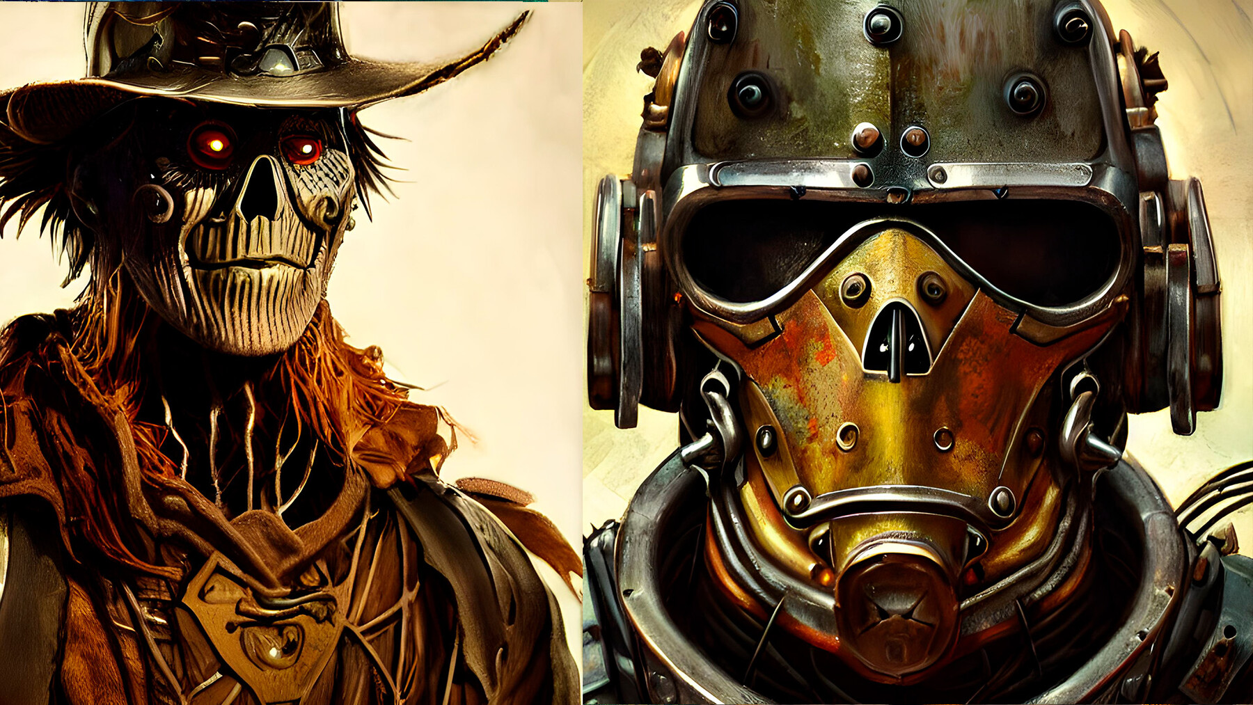 ArtStation - Pack of 7 Fallout style character | Artworks