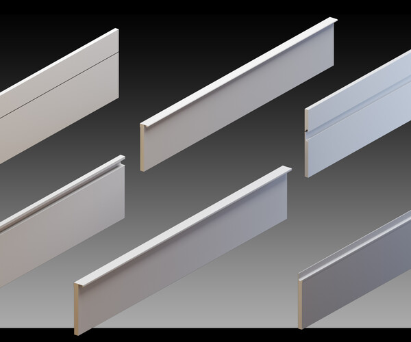 ArtStation - +140 Cabinet Handles- High detail 3d models | Resources
