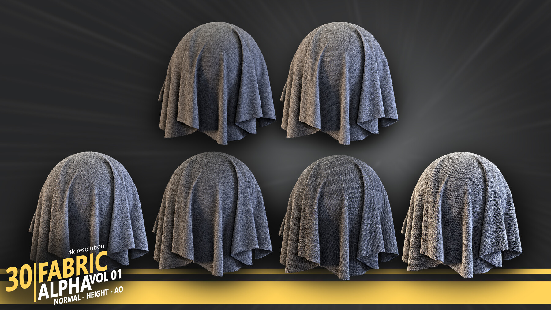 ArtStation - 30 Fabric Alpha - VOL 01 | Brushes