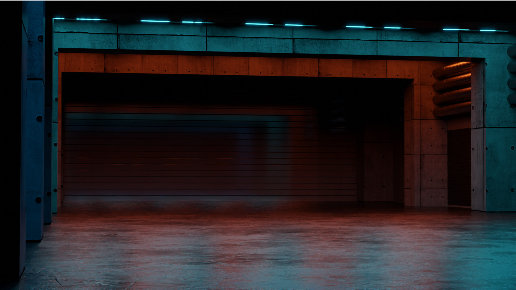 ArtStation - Car Garage 3 Version 3D Blender File | Resources