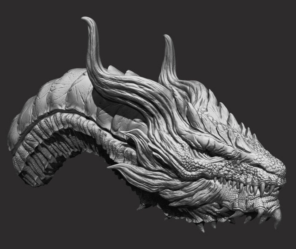 ArtStation - Dragon Head Pack | Game Assets