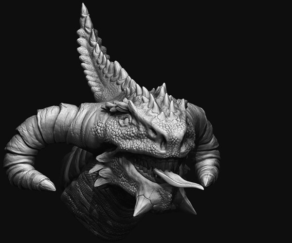 ArtStation - Dragon Head Pack | Game Assets