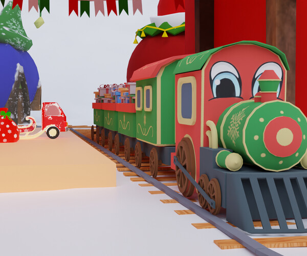 ArtStation - Christmas Environment Package | Game Assets
