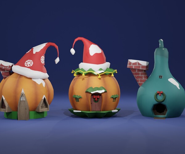 ArtStation - Christmas Environment Package | Game Assets