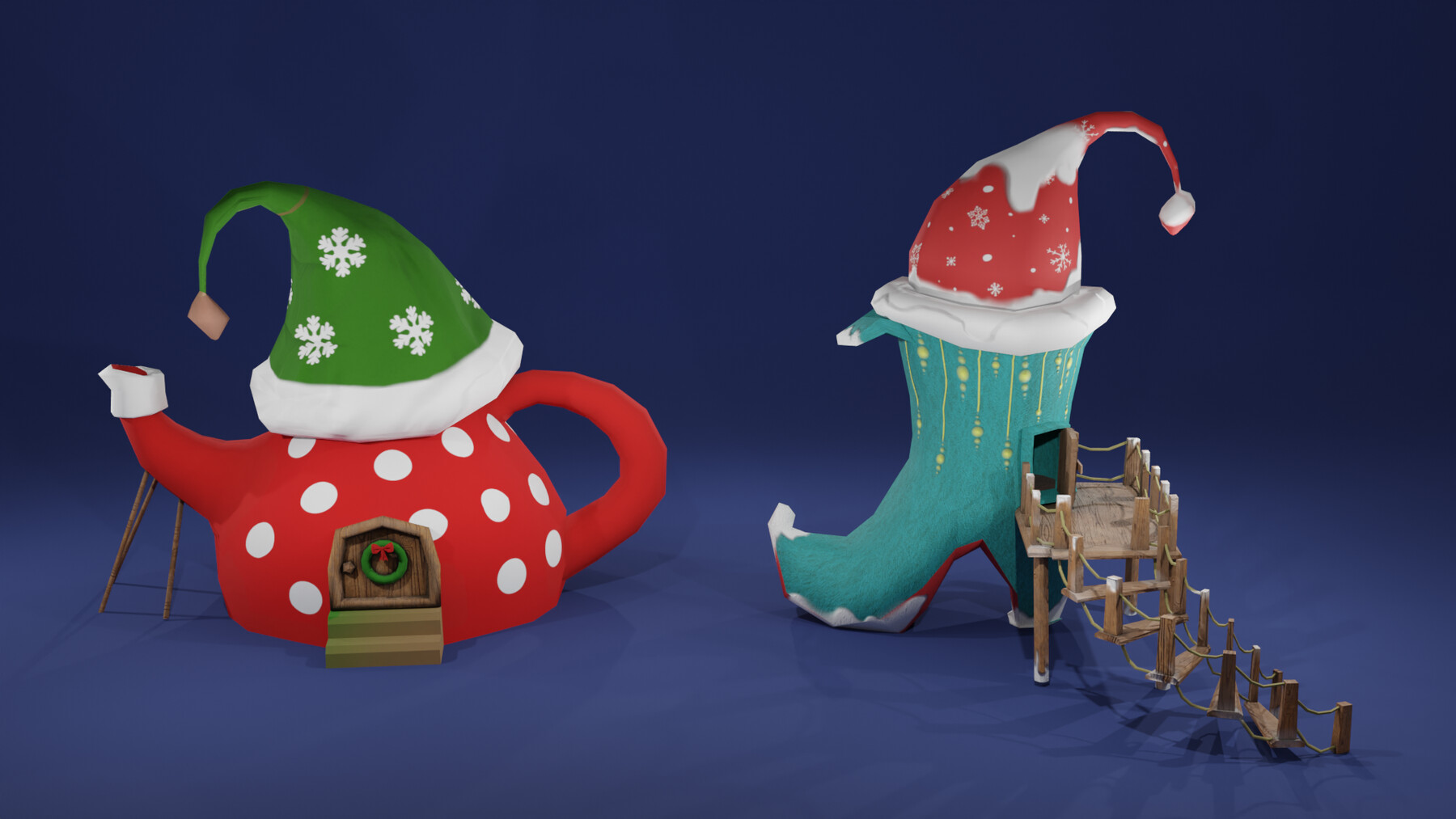 ArtStation - Christmas Environment Package | Game Assets