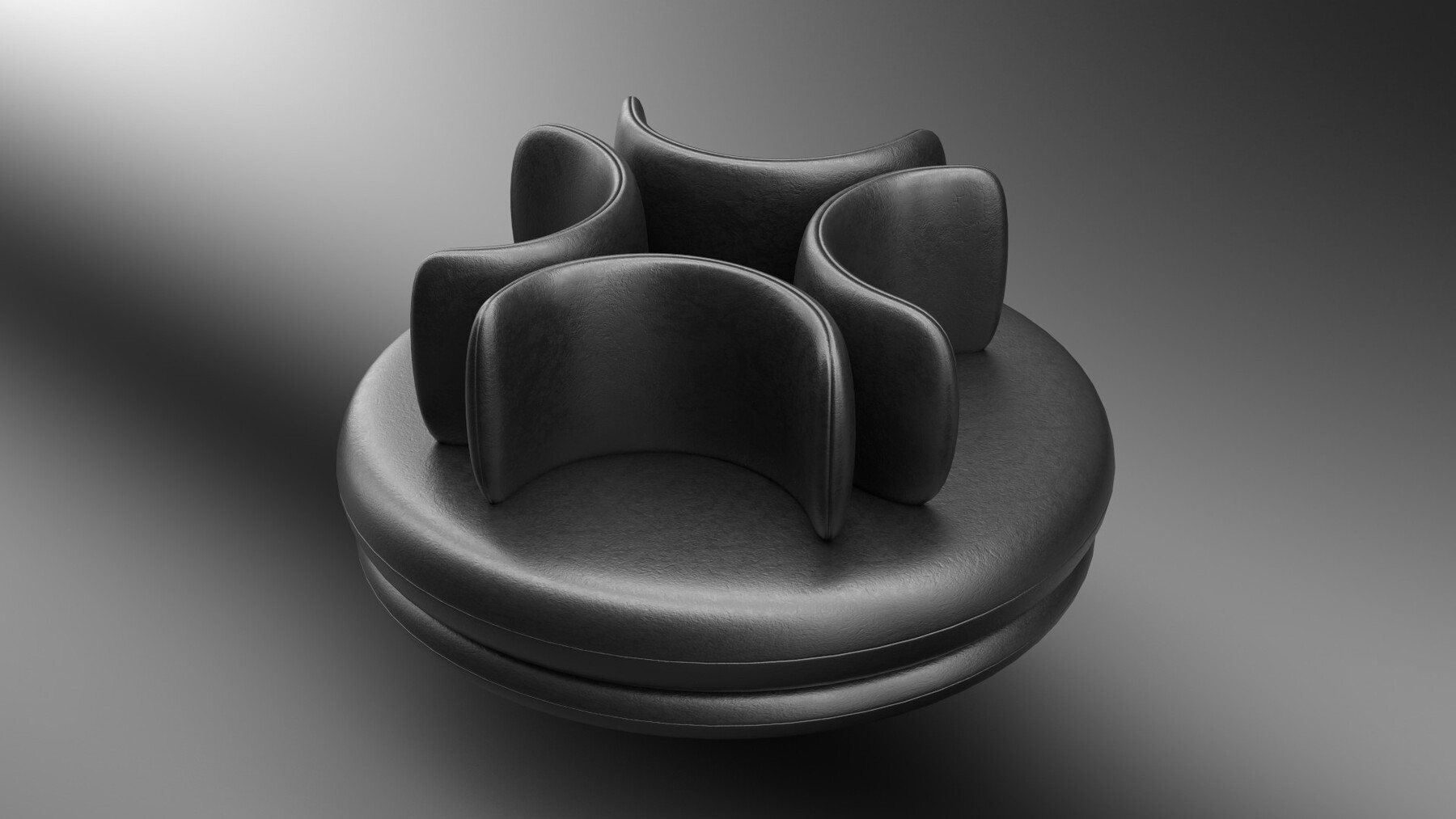 ArtStation - Leather Easy Sofa Pouf | Resources