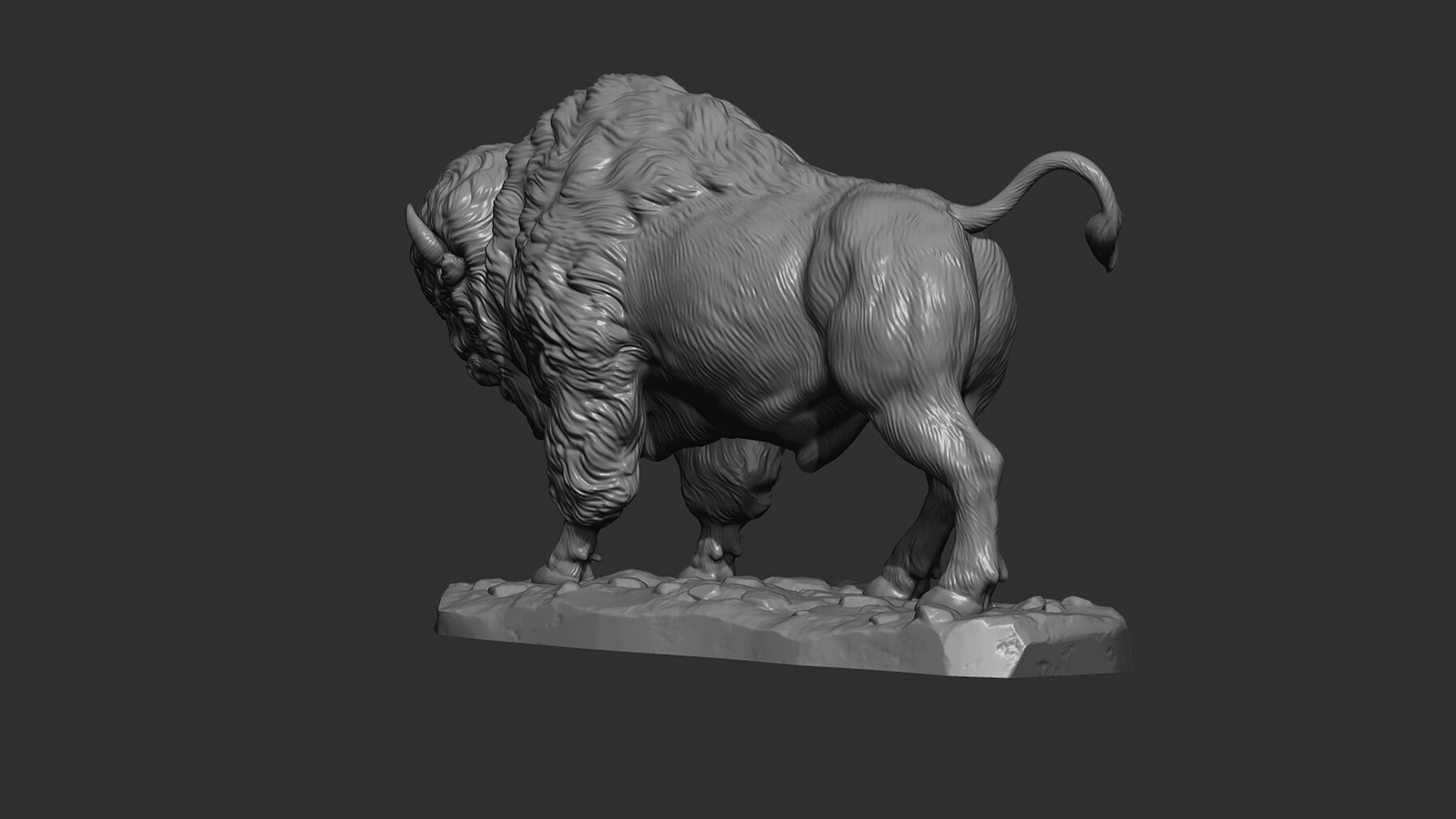 ArtStation - Bison butting | Resources