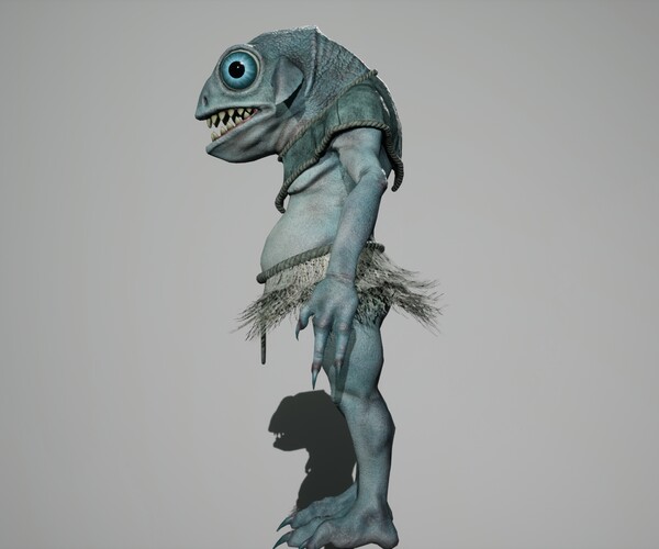 ArtStation - Gecko warrior | Game Assets