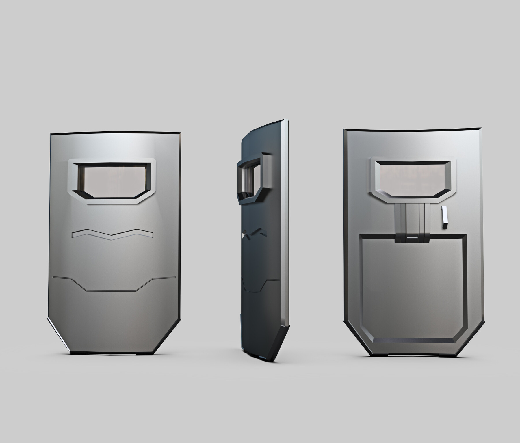 ArtStation - Sci-Fi Shield Base Mesh | Resources