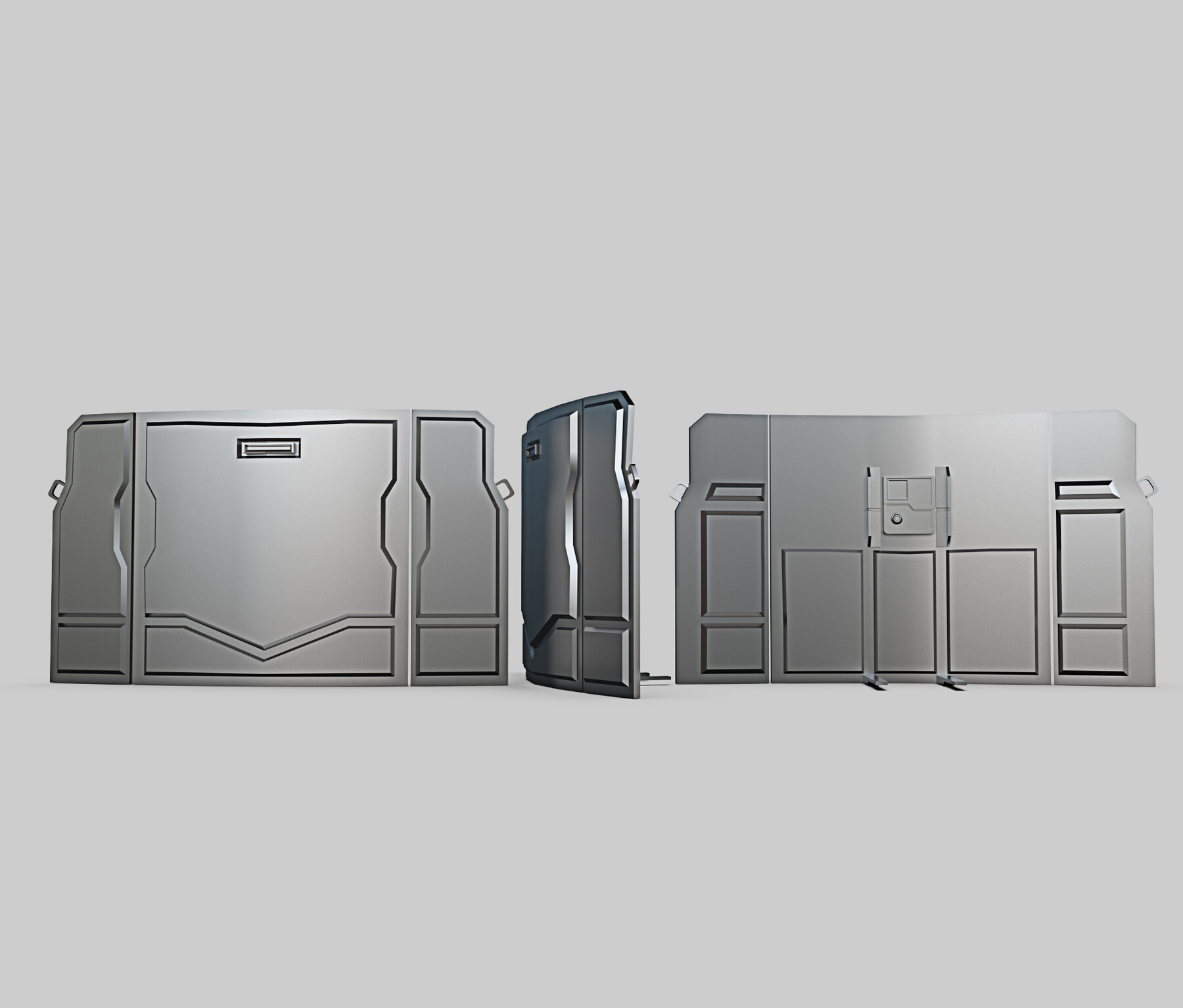 ArtStation - Sci-Fi Shield Base Mesh | Resources