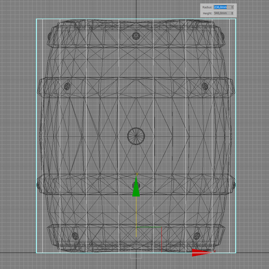 ArtStation - Stylized barrel made of Old Red Oak PBR Low Poly Game ...