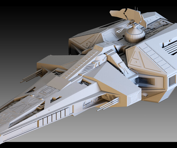 ArtStation - 24 Spaceships- Vol 02- High detail 3d models | Resources