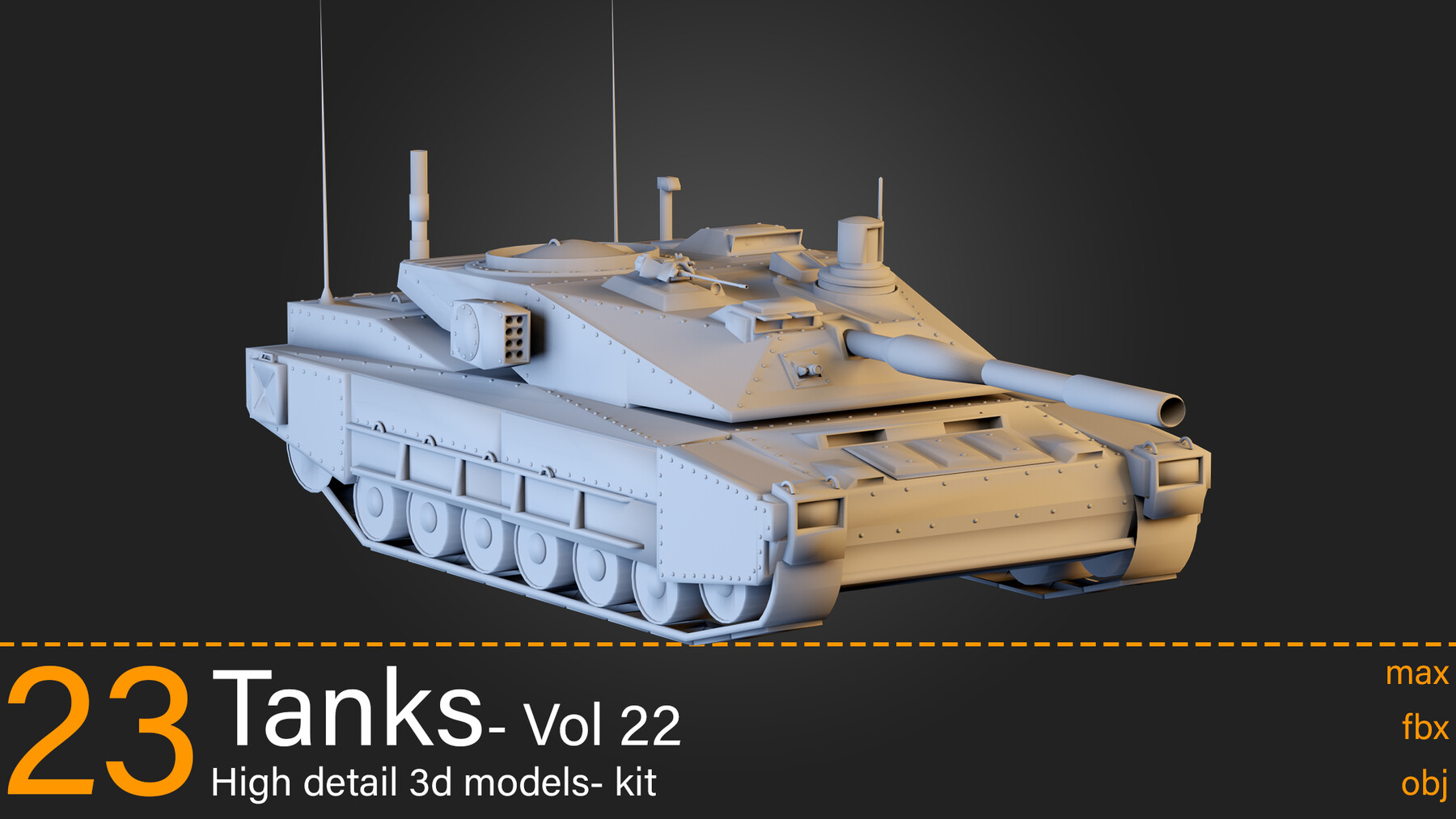 ArtStation - 23 Tanks- Vol 22 3d models-max.fbx.obj | Resources
