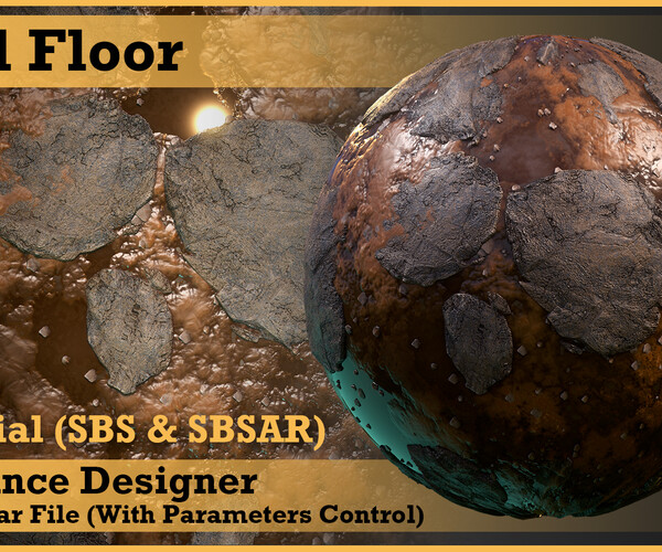 ArtStation - mud VOL 02 - SBS & SBSAR | Game Assets