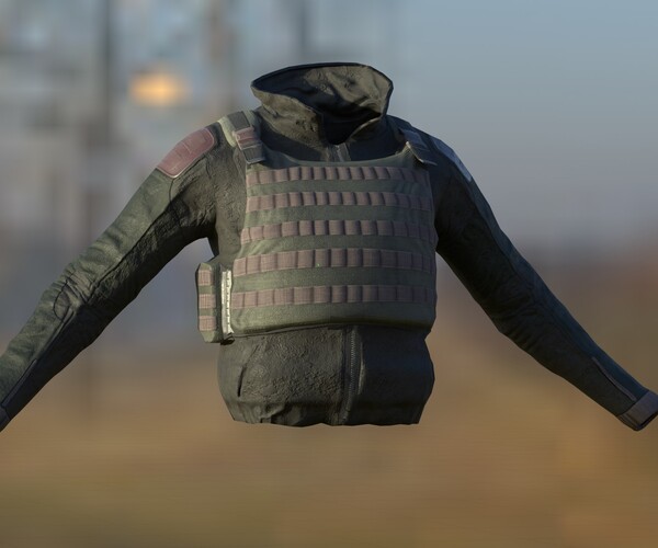 ArtStation - Military Vest - Game Ready | Game Assets