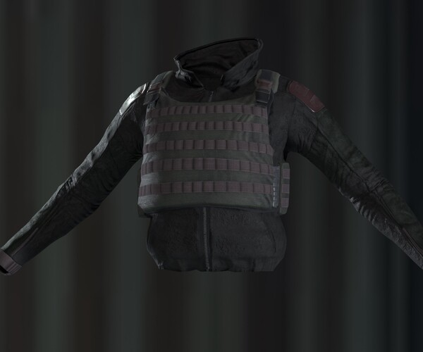 ArtStation - Military Vest - Game Ready | Game Assets