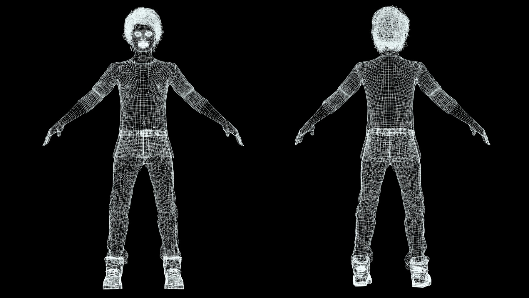 ArtStation - Realistic Boy Child | Game Assets