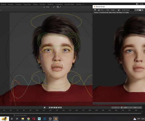 ArtStation - Realistic Boy Child | Game Assets