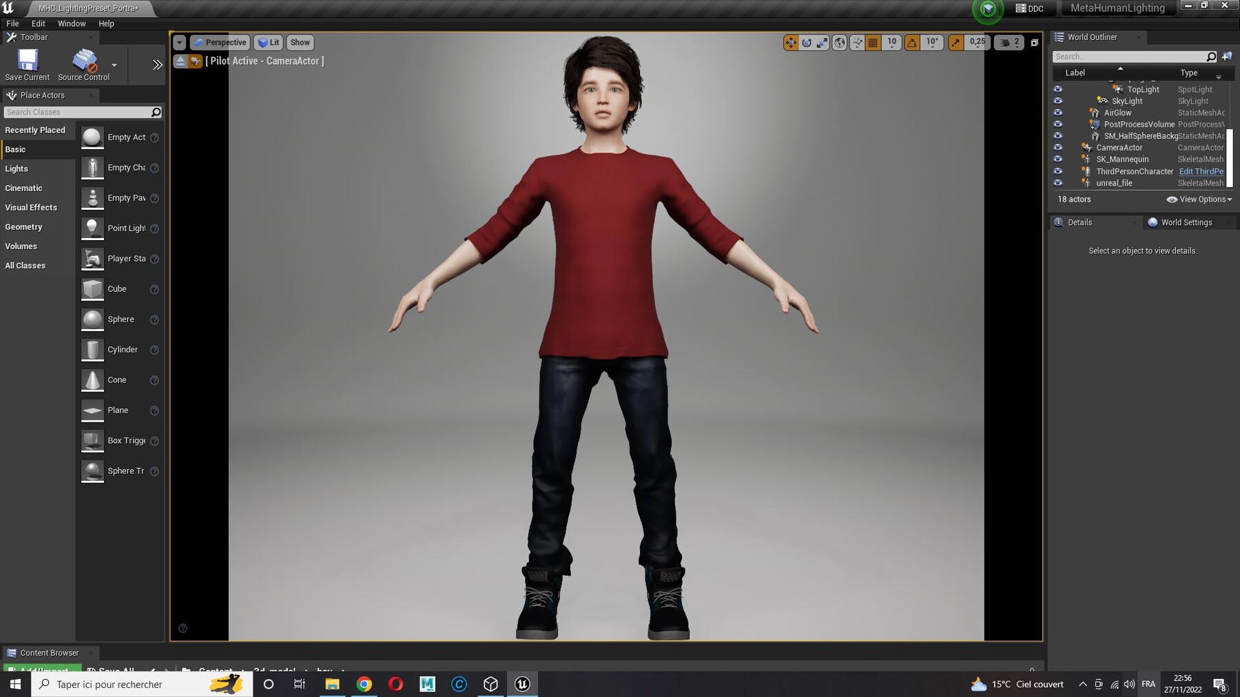 ArtStation - Realistic Boy Child | Game Assets