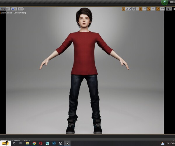 ArtStation - Realistic Boy Child | Game Assets