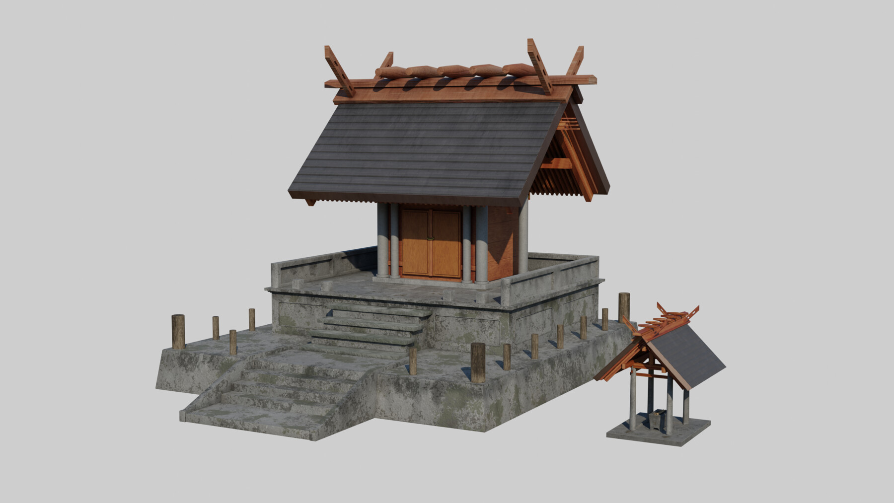 ArtStation - Japanese Temple | Game Assets