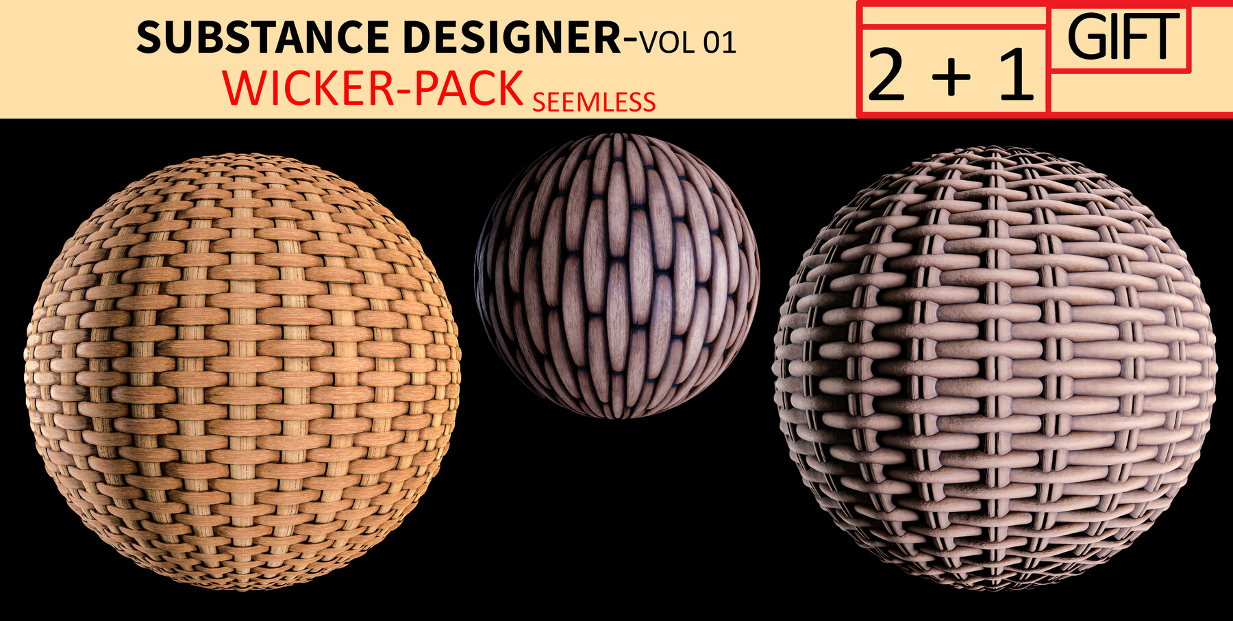ArtStation - WICKER PACK (DESIGNER + SBSAR) VOL 01 | Resources