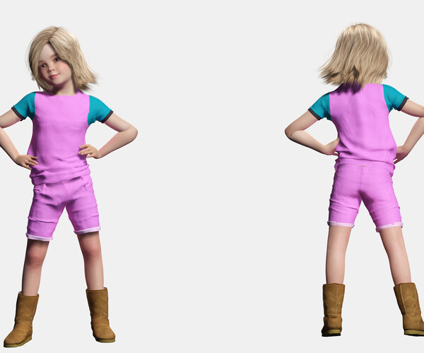 ArtStation - Realistic girl | Game Assets