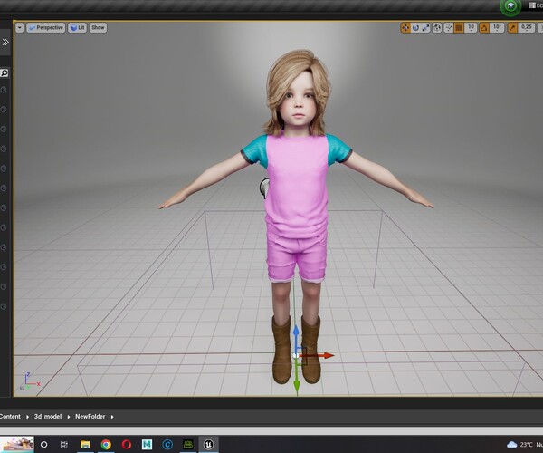 ArtStation - Realistic girl | Game Assets