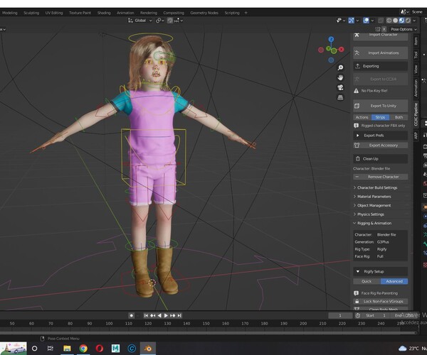 ArtStation - Realistic girl | Game Assets