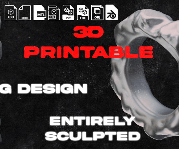 ArtStation - Printable Ring Model | Resources